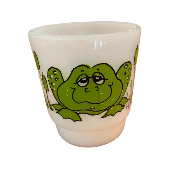 Fire King | Kitchen | Super Cute Vintage Frog Cup By Fire King ...